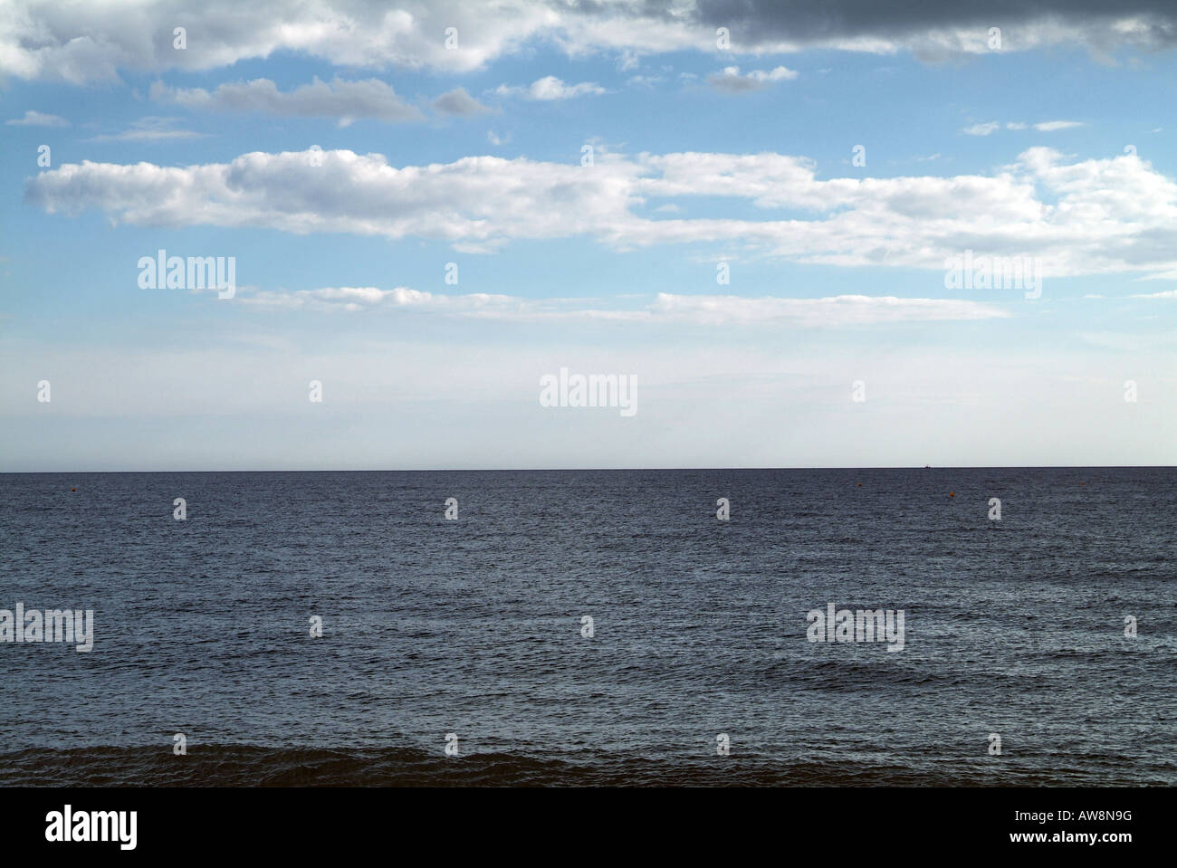 A storm brewing of the English Channel in Hove, East Sussex Stock Photo ...