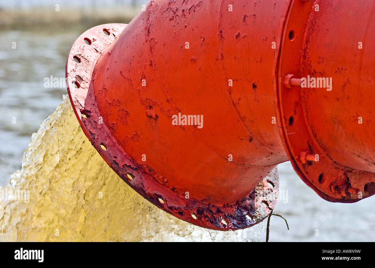Industrial orange tubes in Bangkok Stock Photo - Alamy