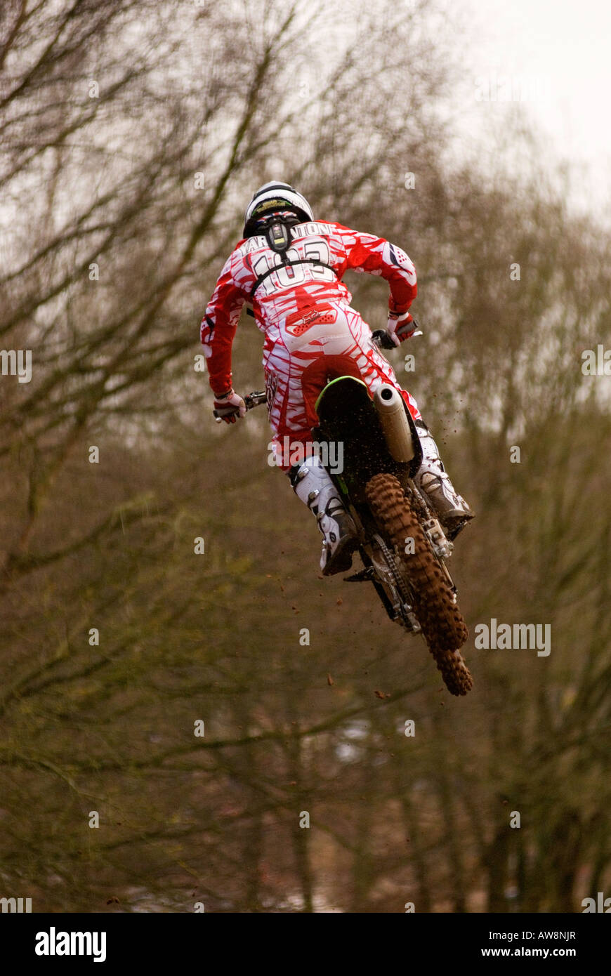 Motocross race at the Hawkstone International Motocross 02/03/08 Stock ...