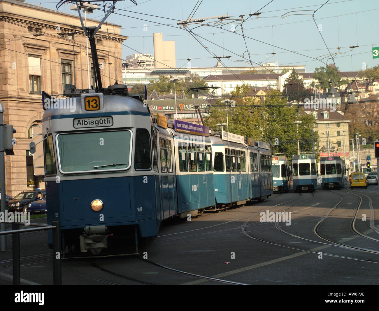 Railway tracks trains zurich hi-res stock photography and images - Alamy