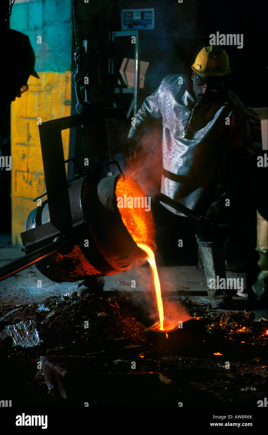 Exotic Metals Foundry Stock Photo - Alamy