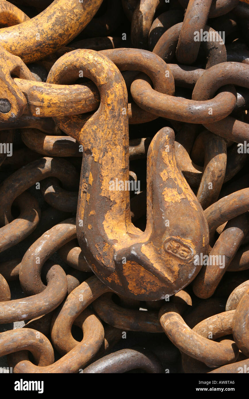 Construction boots and chains hi-res stock photography and images - Alamy