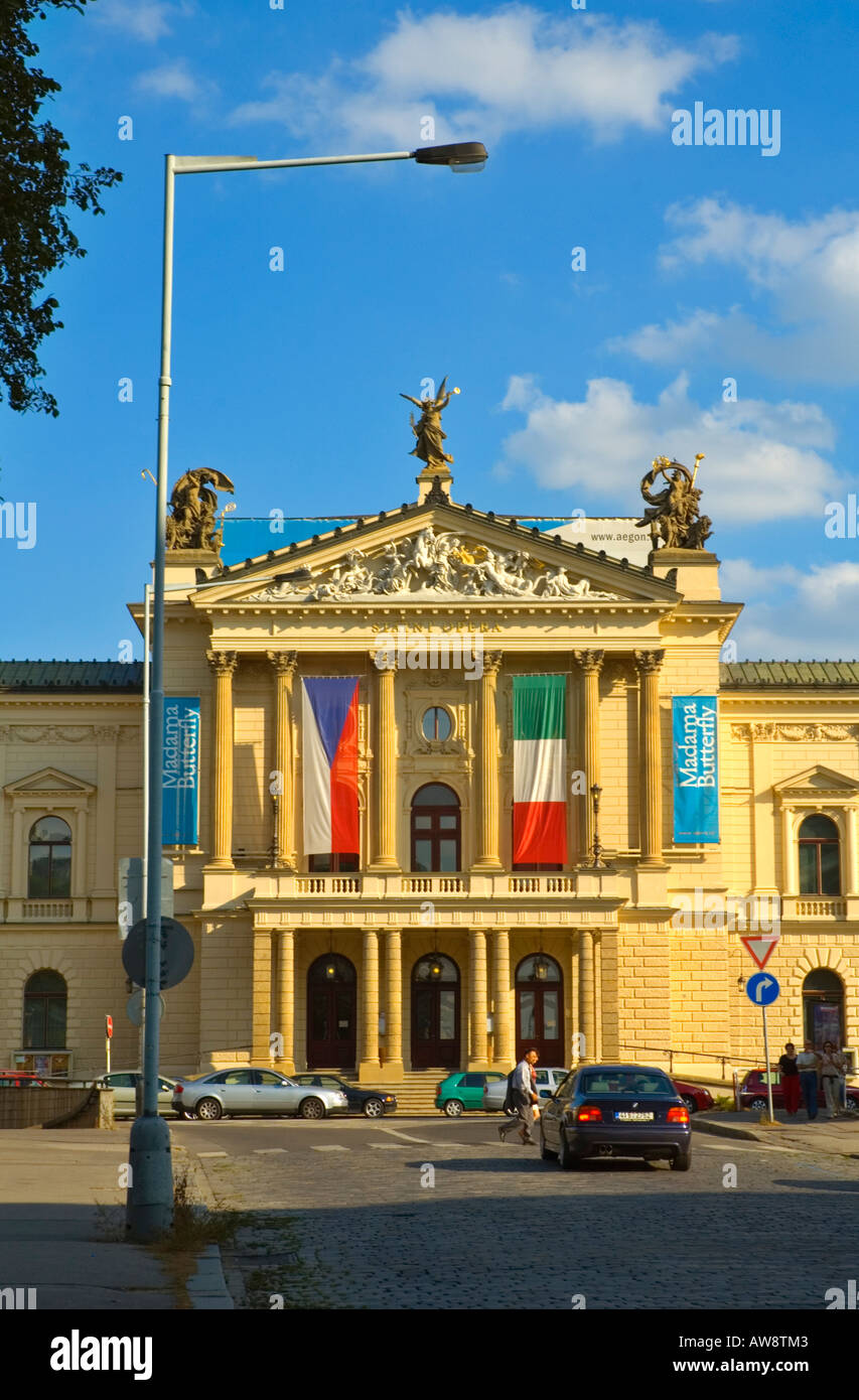 Statni opera the National Opera House on Wilsonova street in central ...