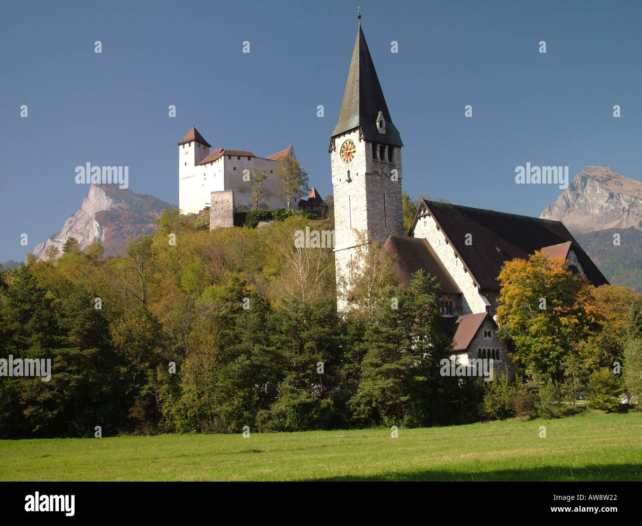 Village of balzers hi-res stock photography and images - Alamy