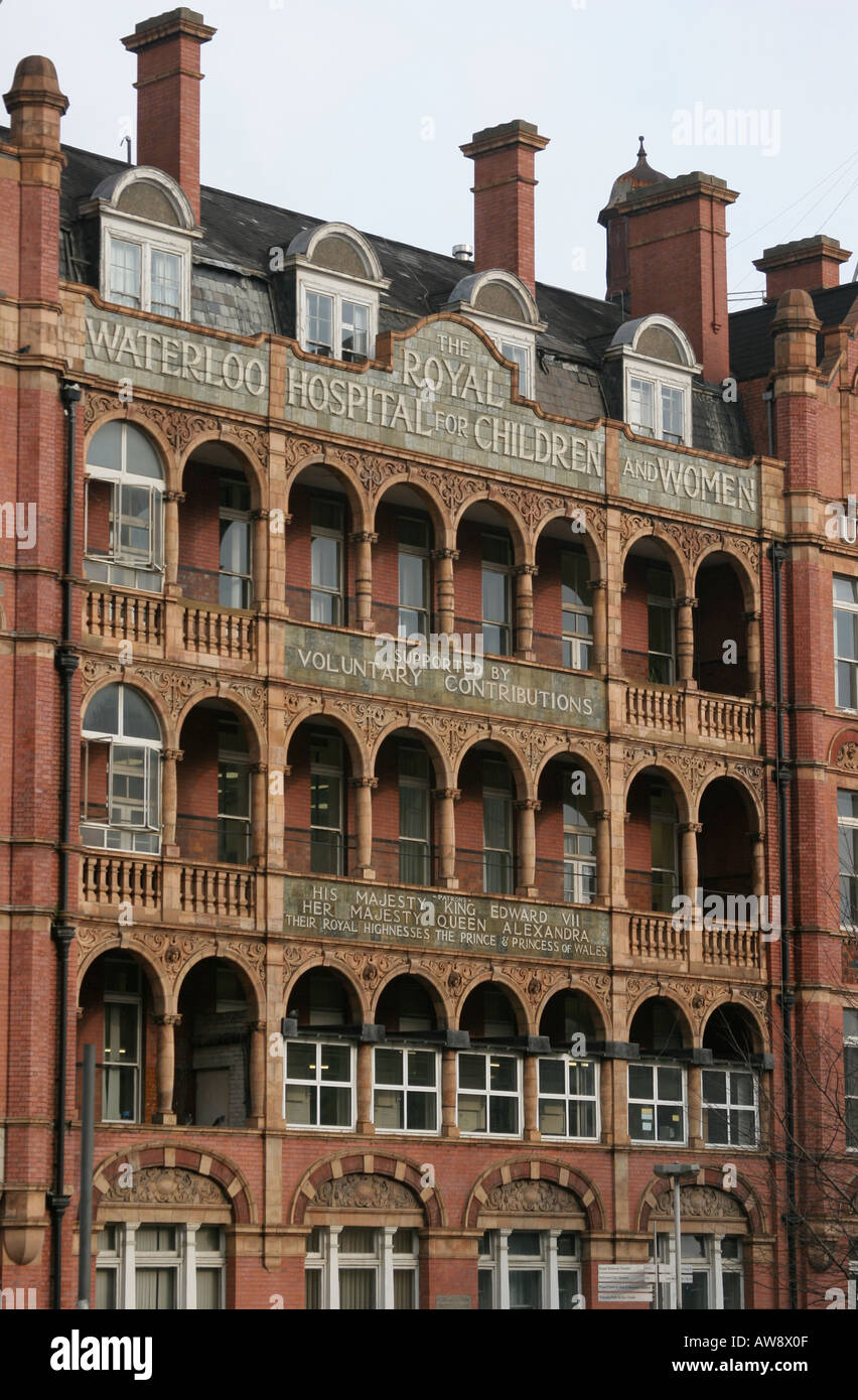 Royal Waterloo Hospital for children and women on London's southbank ...