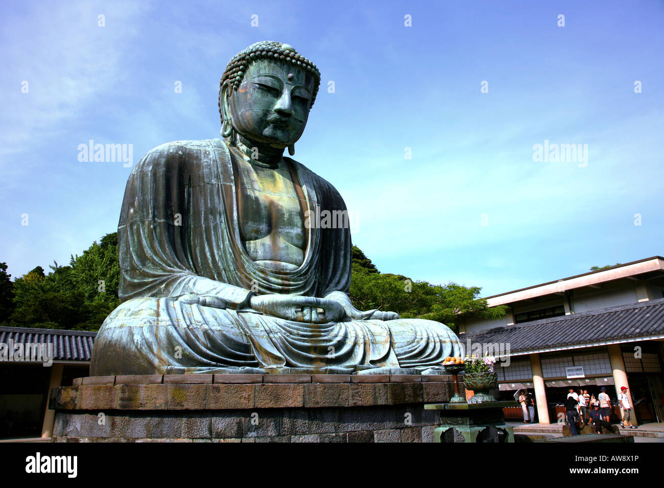 ‘Daibutsu’ giant statue of the Buddha, Kamakura, Japan Stock Photo - Alamy