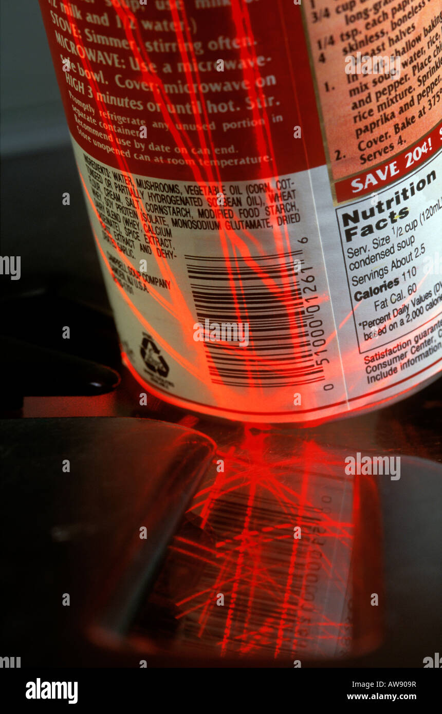 Laser Bar Code Reader Stock Photo - Alamy