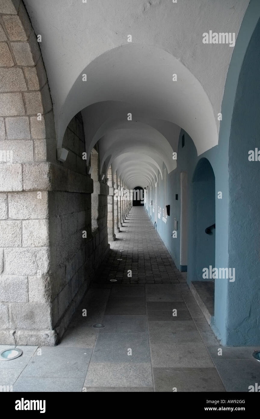 Arches and passageway, National Museum of Ireland (Collins Barracks ...