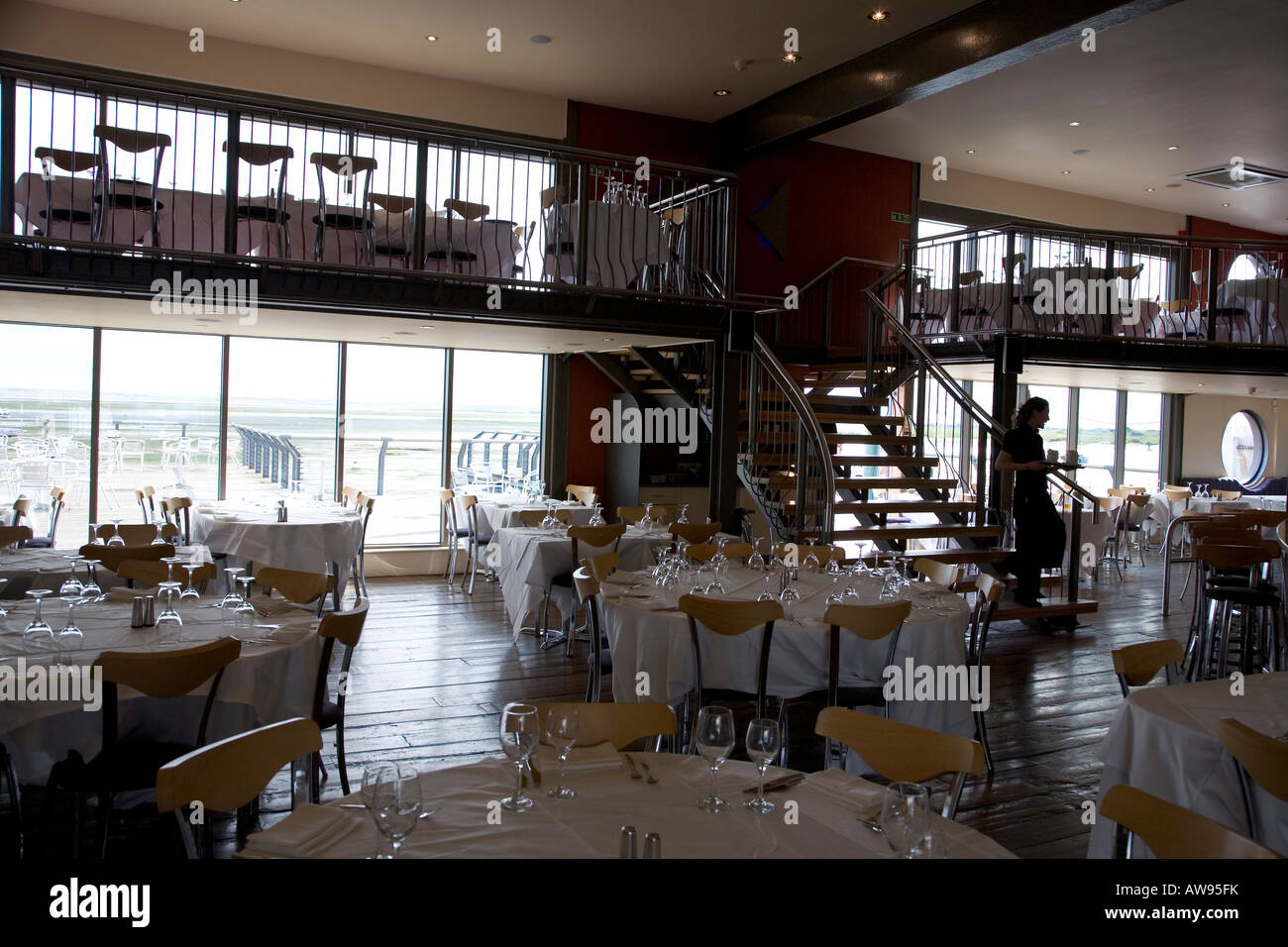 The 'Boatyard' upmarket restaurant overlooking the sea front of the ...