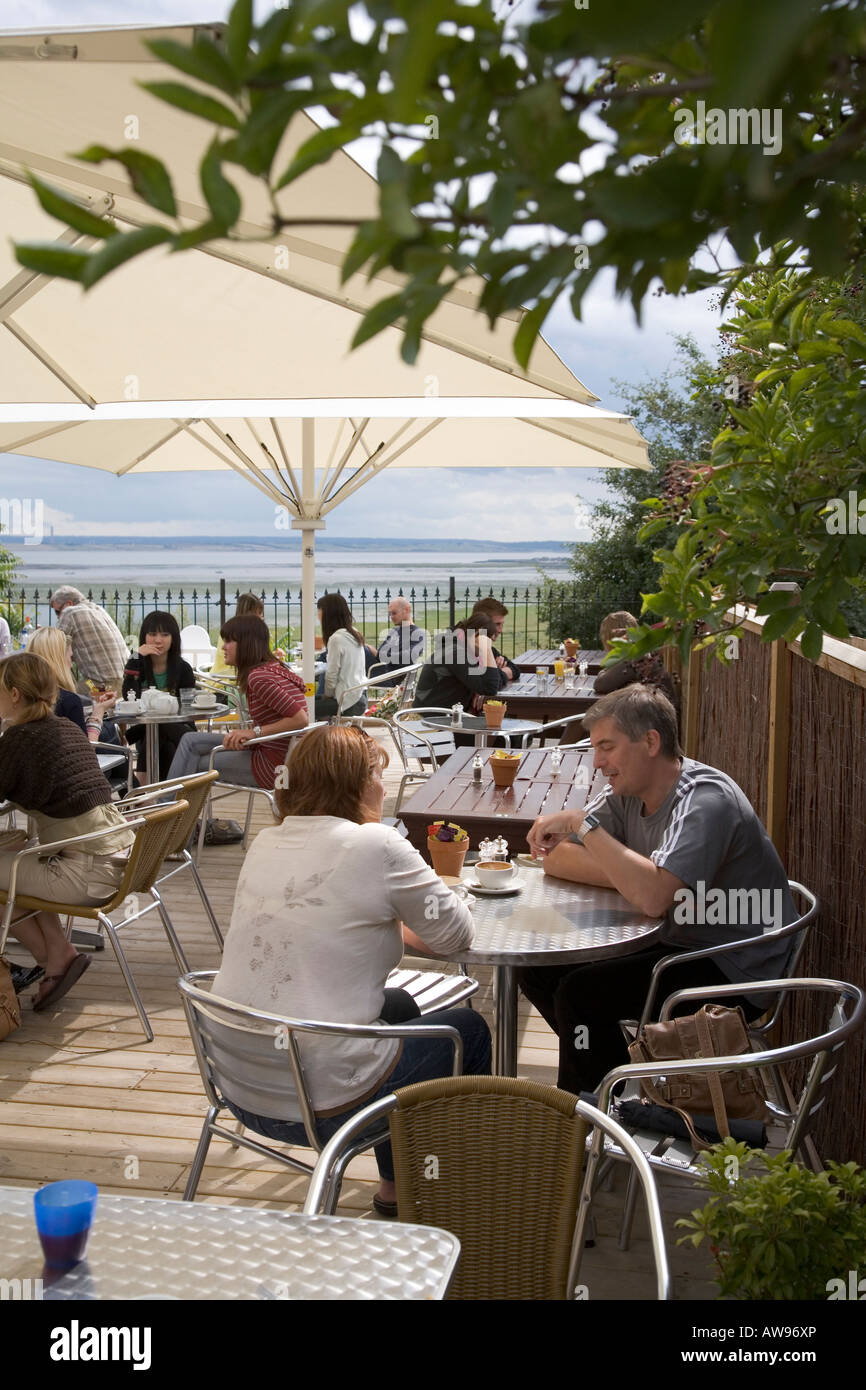 The Grove cafe bistro restaurant terrace overlooking sea front of the ...