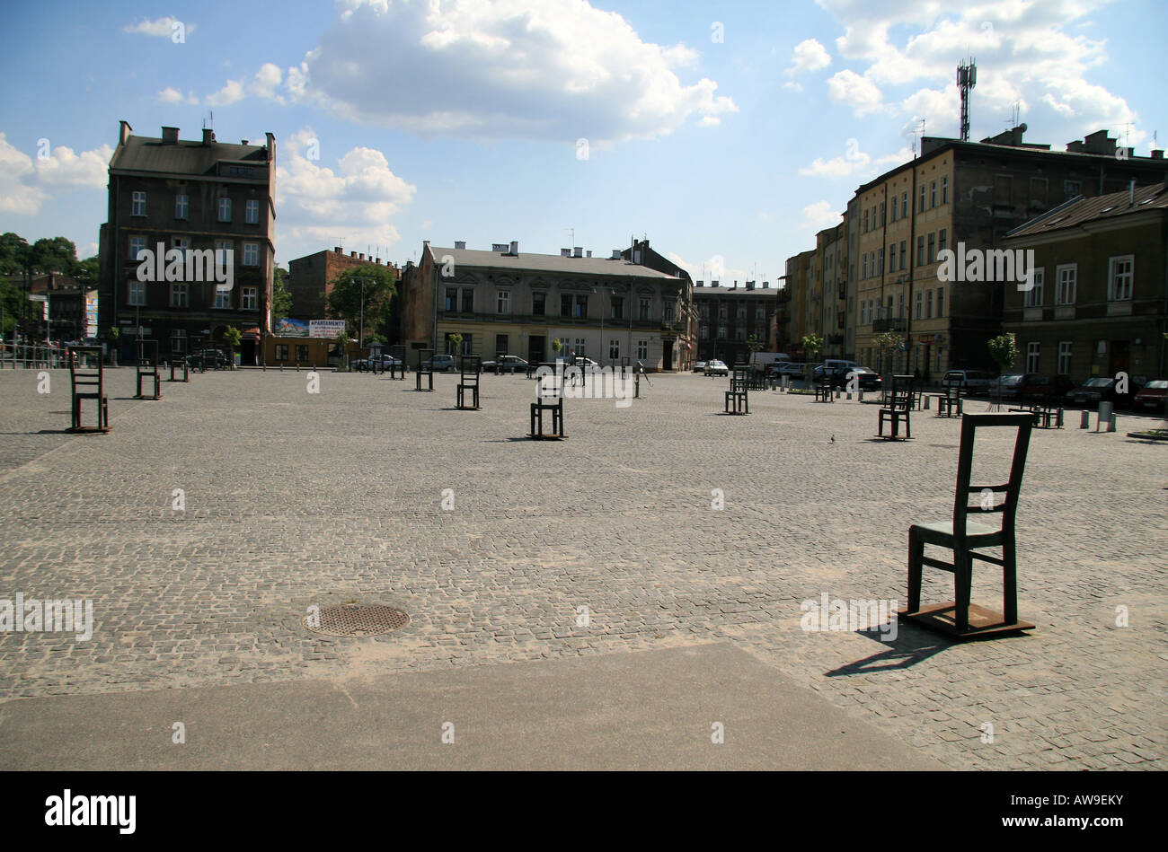 The krakow ghetto memorial hi-res stock photography and images - Alamy