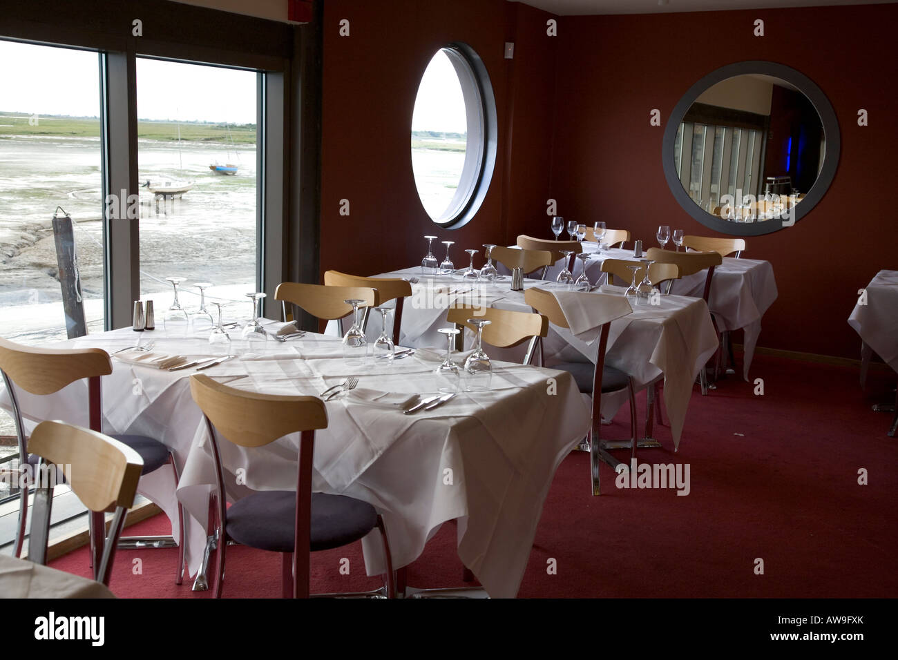 The 'Boatyard' upmarket restaurant overlooking the sea front of the ...