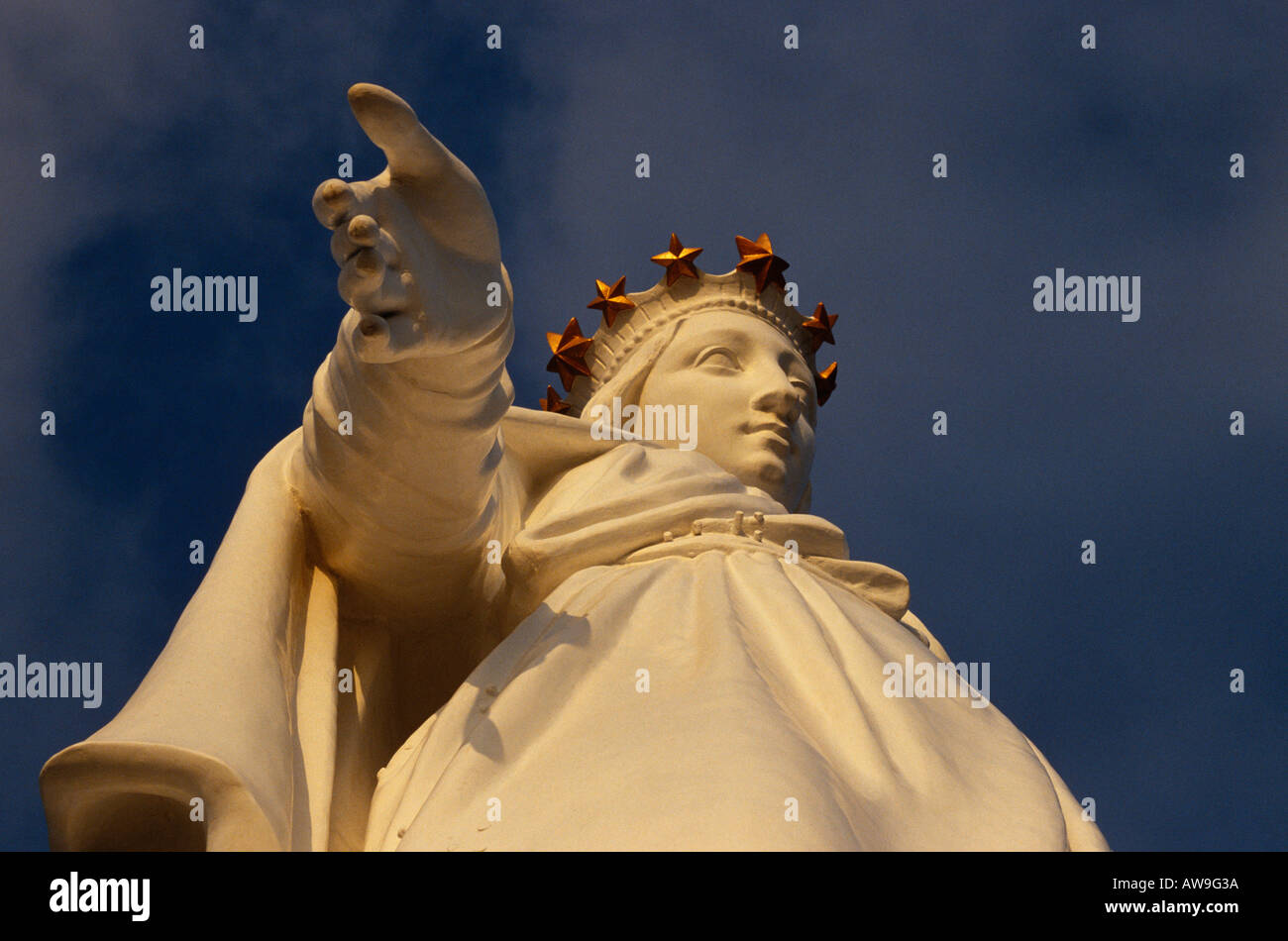 The Shrine of the Lady of Lebanon, Harissa, Beirut Stock Photo - Alamy