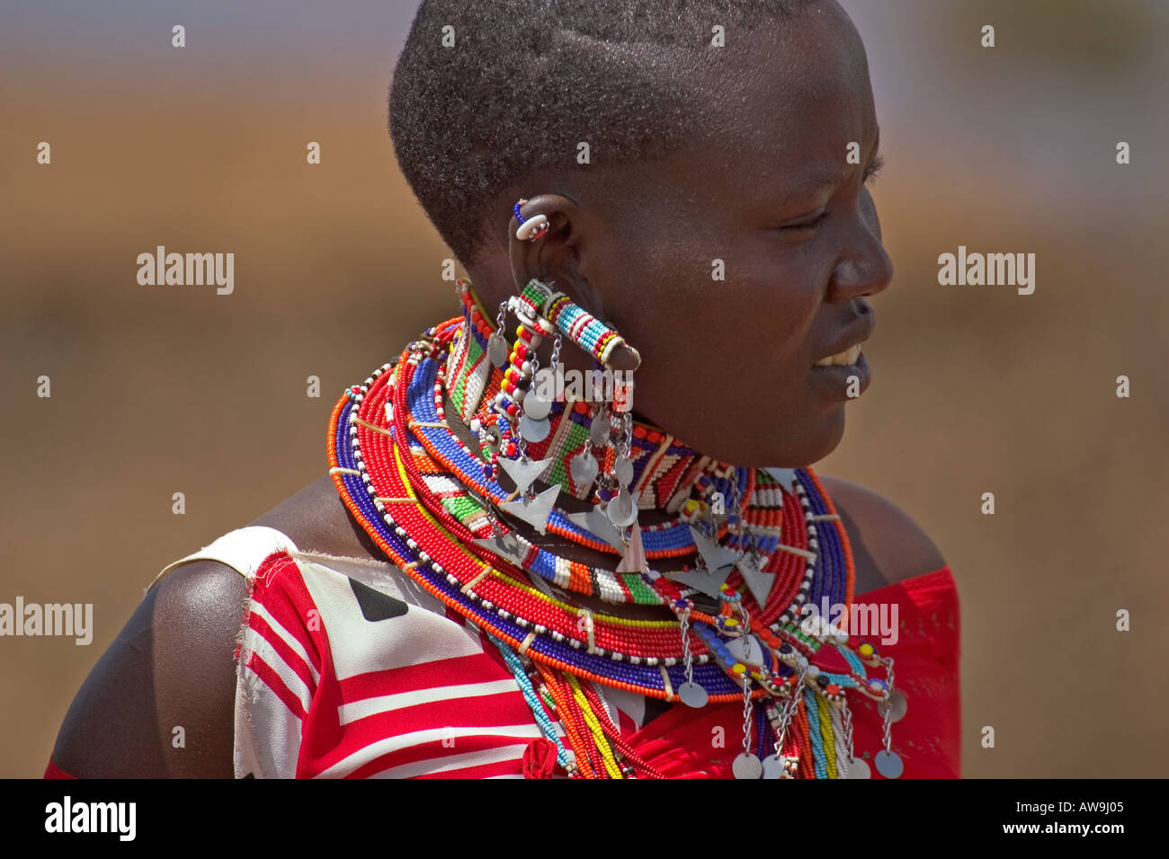Maasai women ear hi-res stock photography and images - Alamy