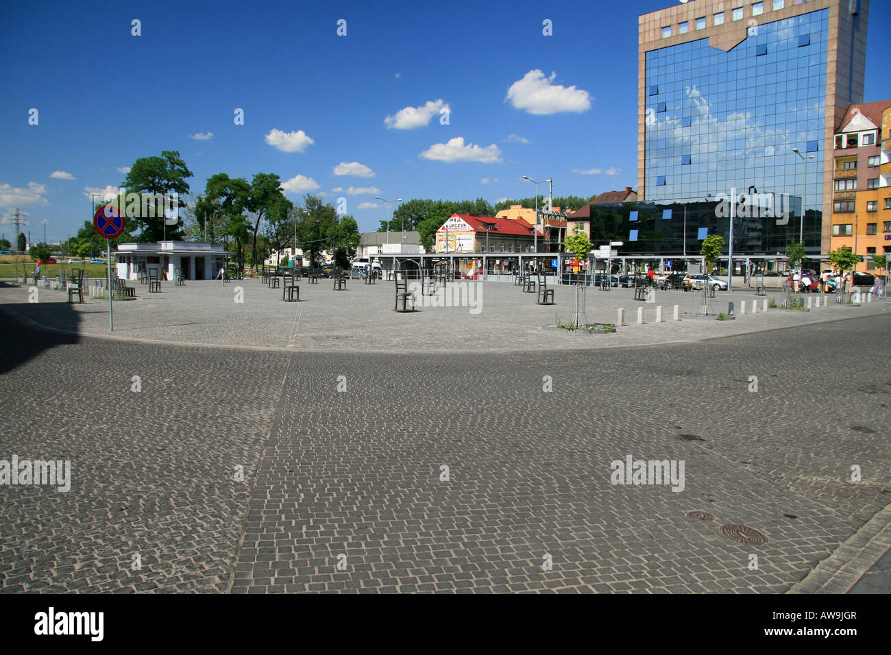 The Krakow Ghetto Memorial in Plac Bohaterów Getta (Ghetto Heroes ...