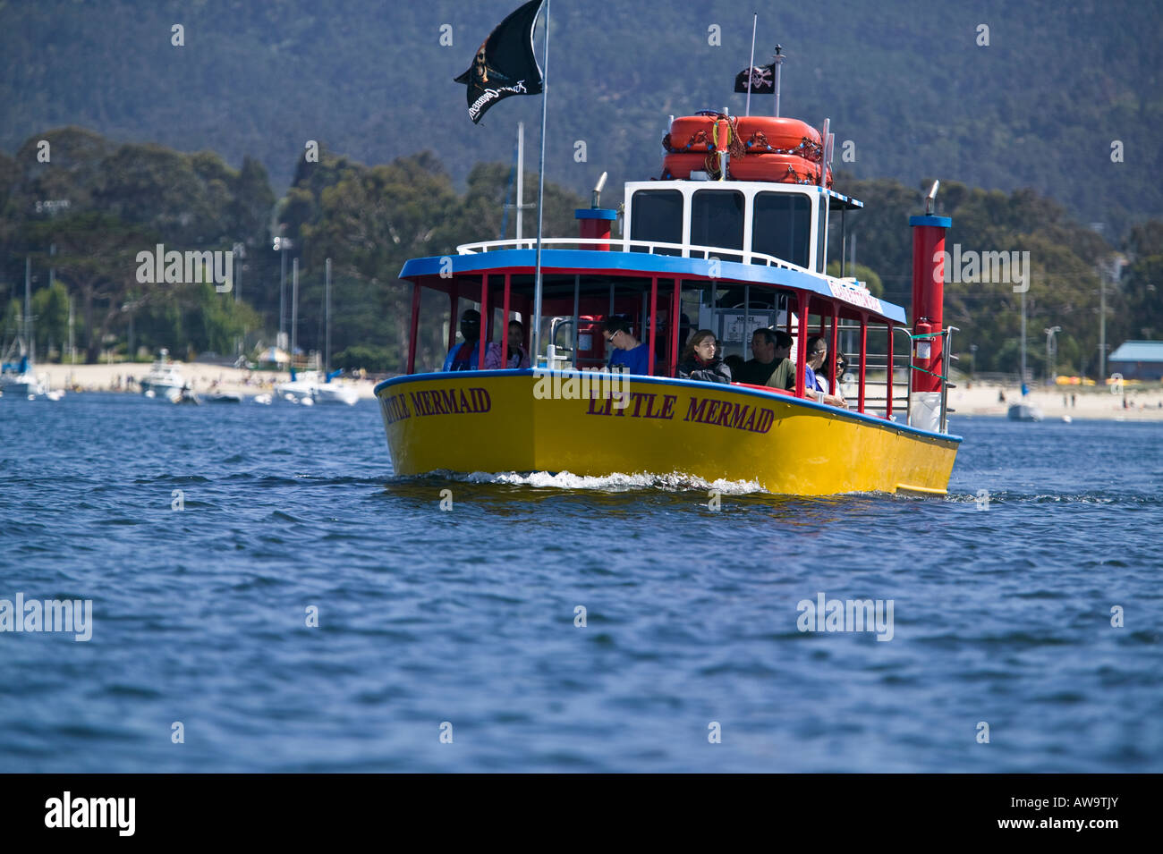 Little Mermaid tour boat Monterey Bay, California, USA Stock Photo - Alamy