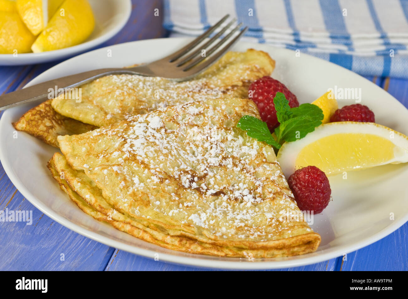 Pancakes Traditional food Crêpes Stock Photo - Alamy
