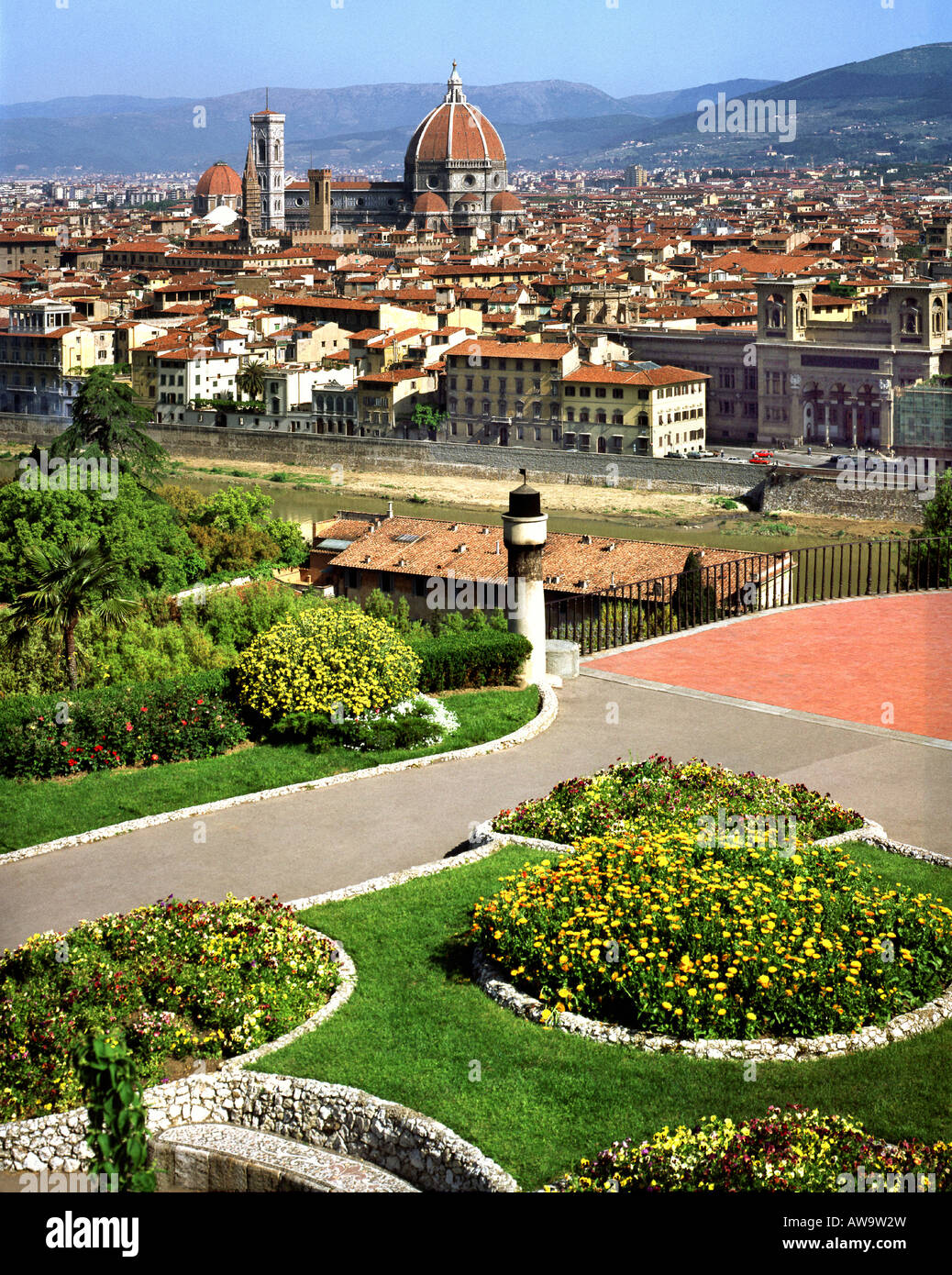 IT - TUSCANY: Florence seen from Piazzale Michelangelo Stock Photo - Alamy