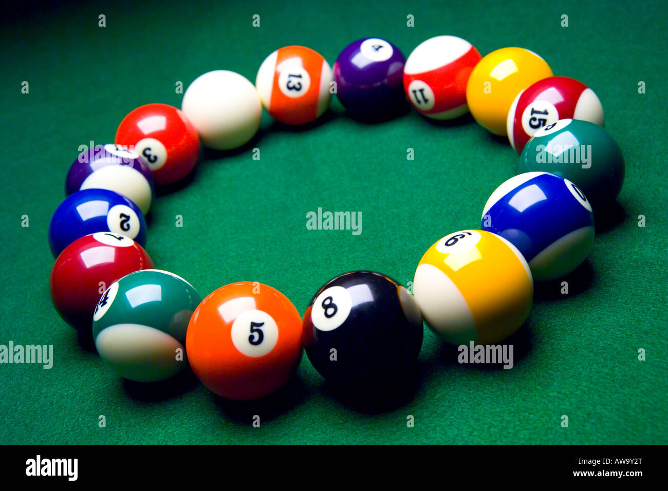 Close up balls billiards in hi-res stock photography and images - Alamy