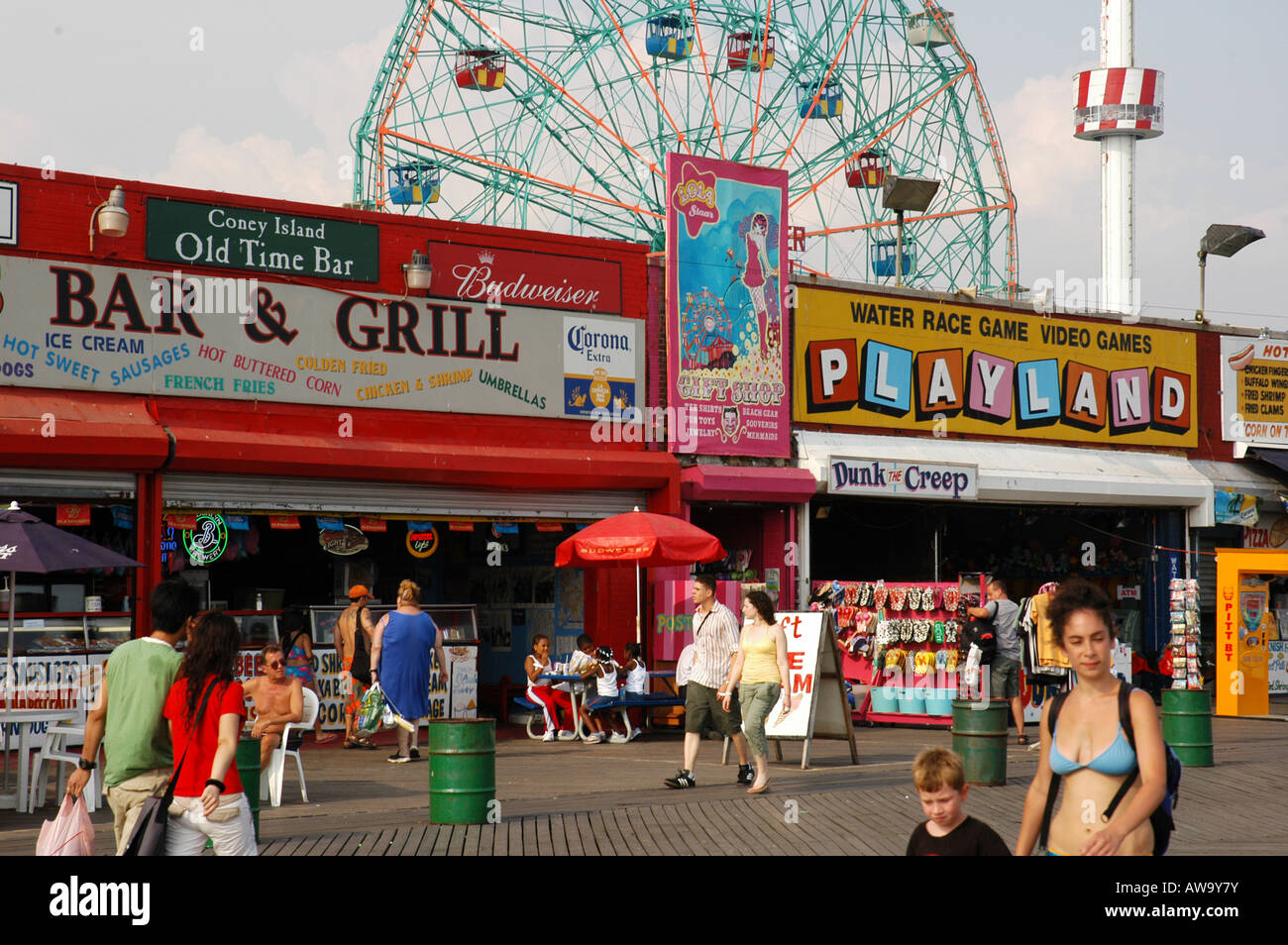 Big wheel of coney island hi-res stock photography and images - Alamy