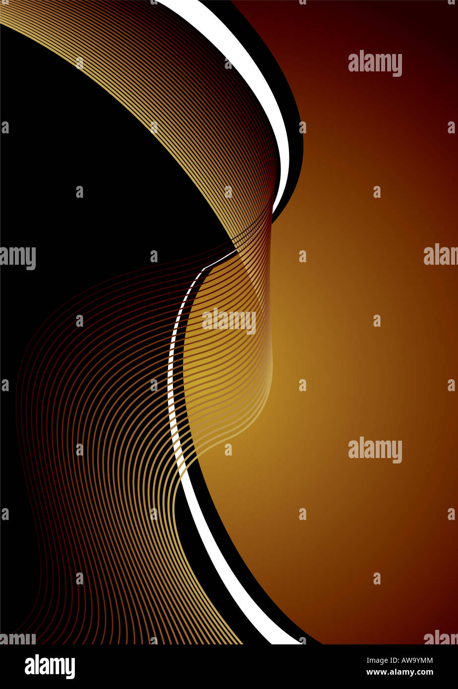 Abstract golden background with the image split in half Stock Photo - Alamy