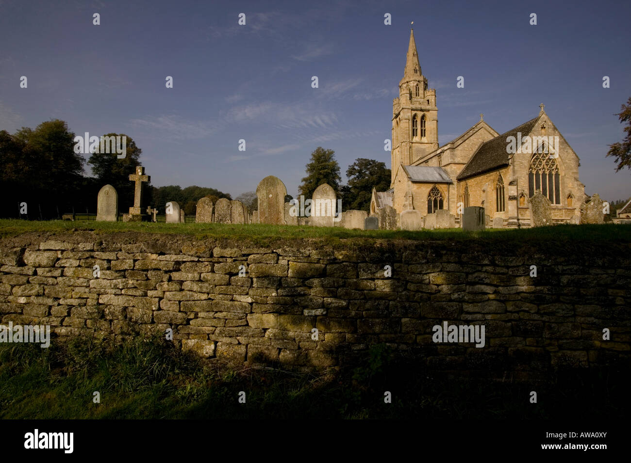 St Peter St Paul Church Exton Rutland Stock Photo - Alamy