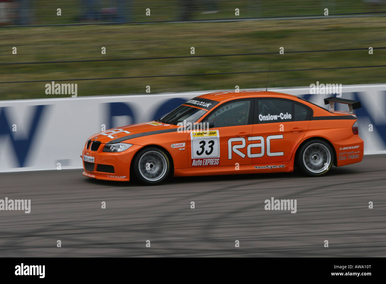 Tom Onslow Cole in the BMW 320si BTCC touring car Stock Photo - Alamy