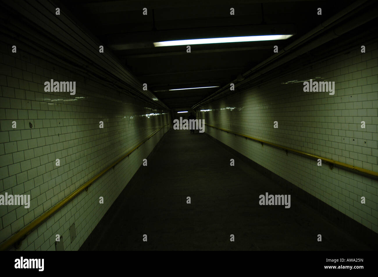 Subway corridor New York USA Stock Photo - Alamy