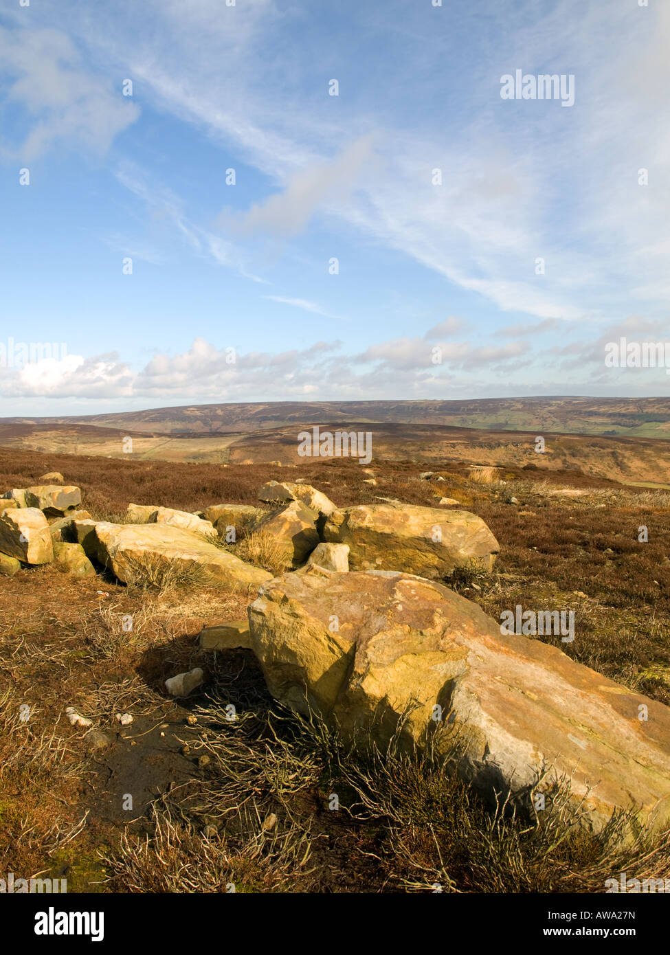 North York Moors National Park looking over Rosedale towards Blakey ...