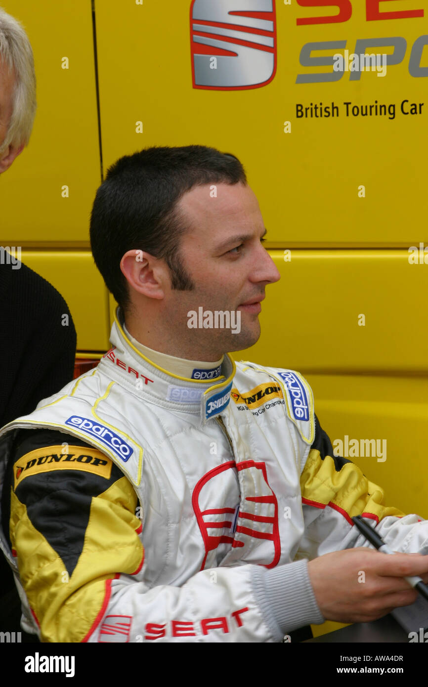 Darren Turner BTCC touring car driver Stock Photo - Alamy