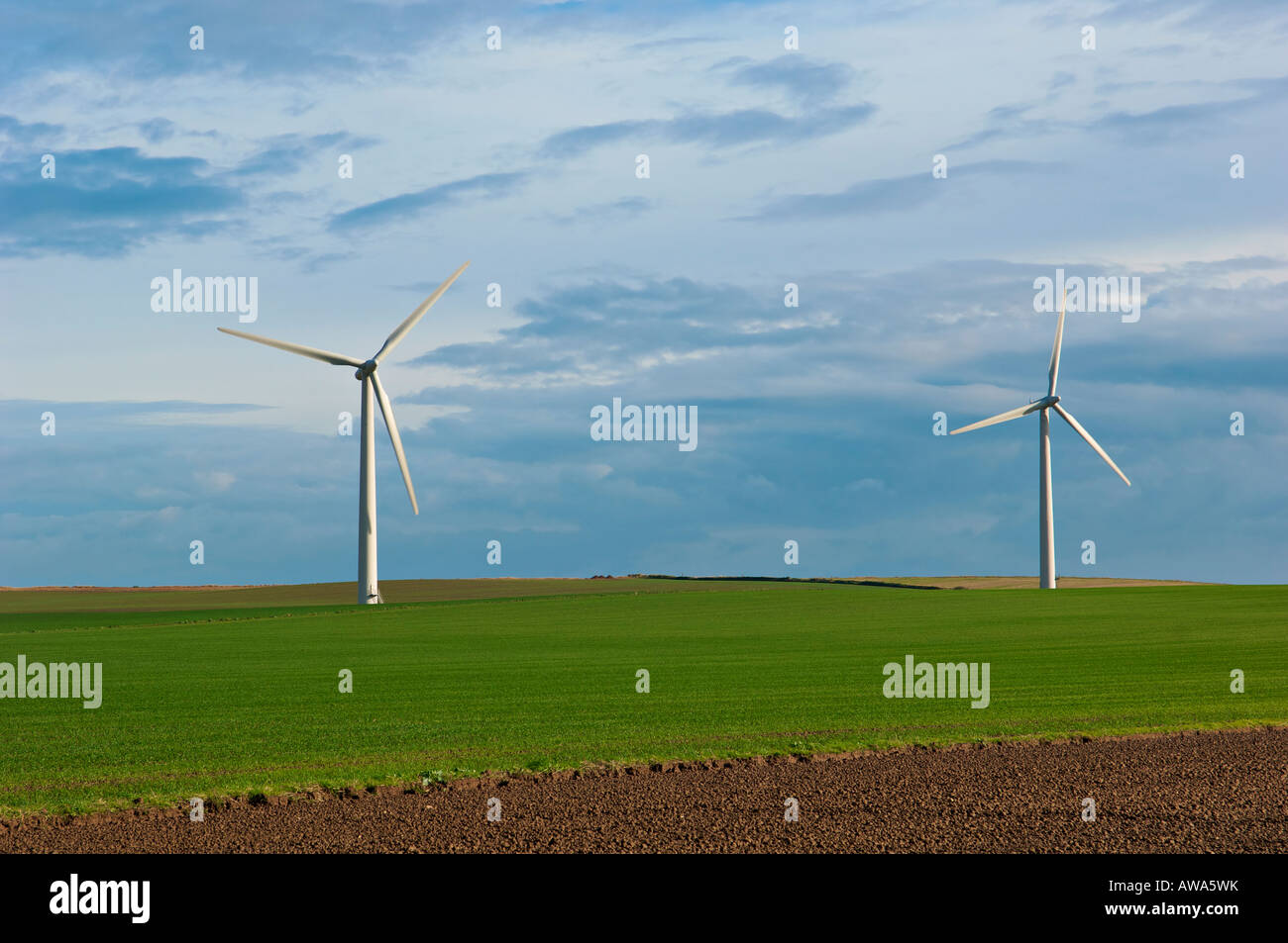 Wind Turbines in Yorkshire England Stock Photo - Alamy
