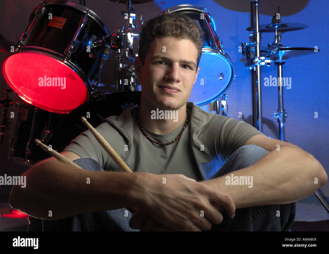 Male drummer hi-res stock photography and images - Alamy