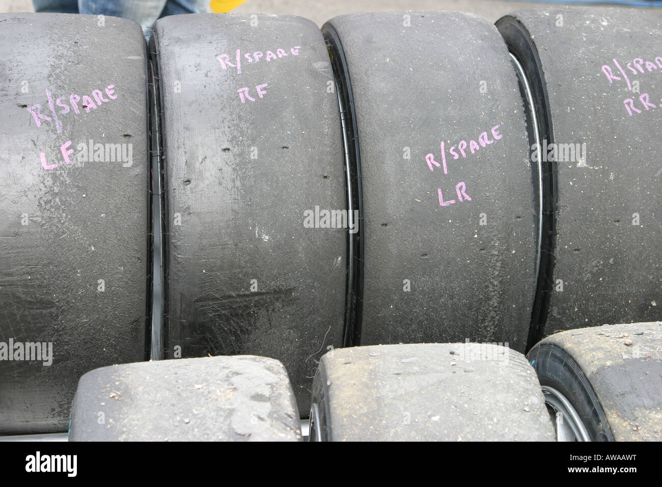Tire tyre slick racing hi-res stock photography and images - Alamy