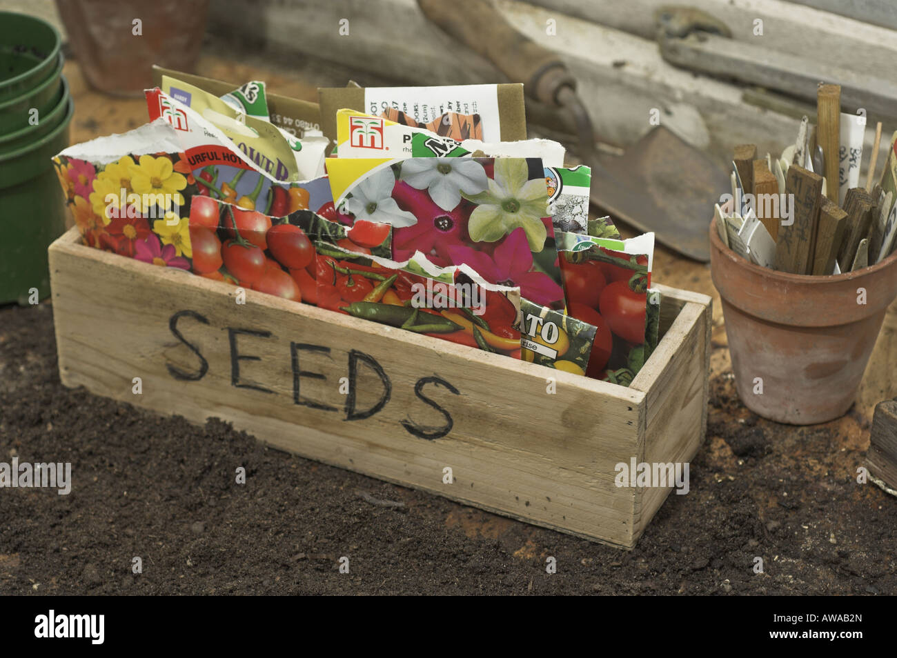 Seed Packets Box High Resolution Stock Photography and Images - Alamy
