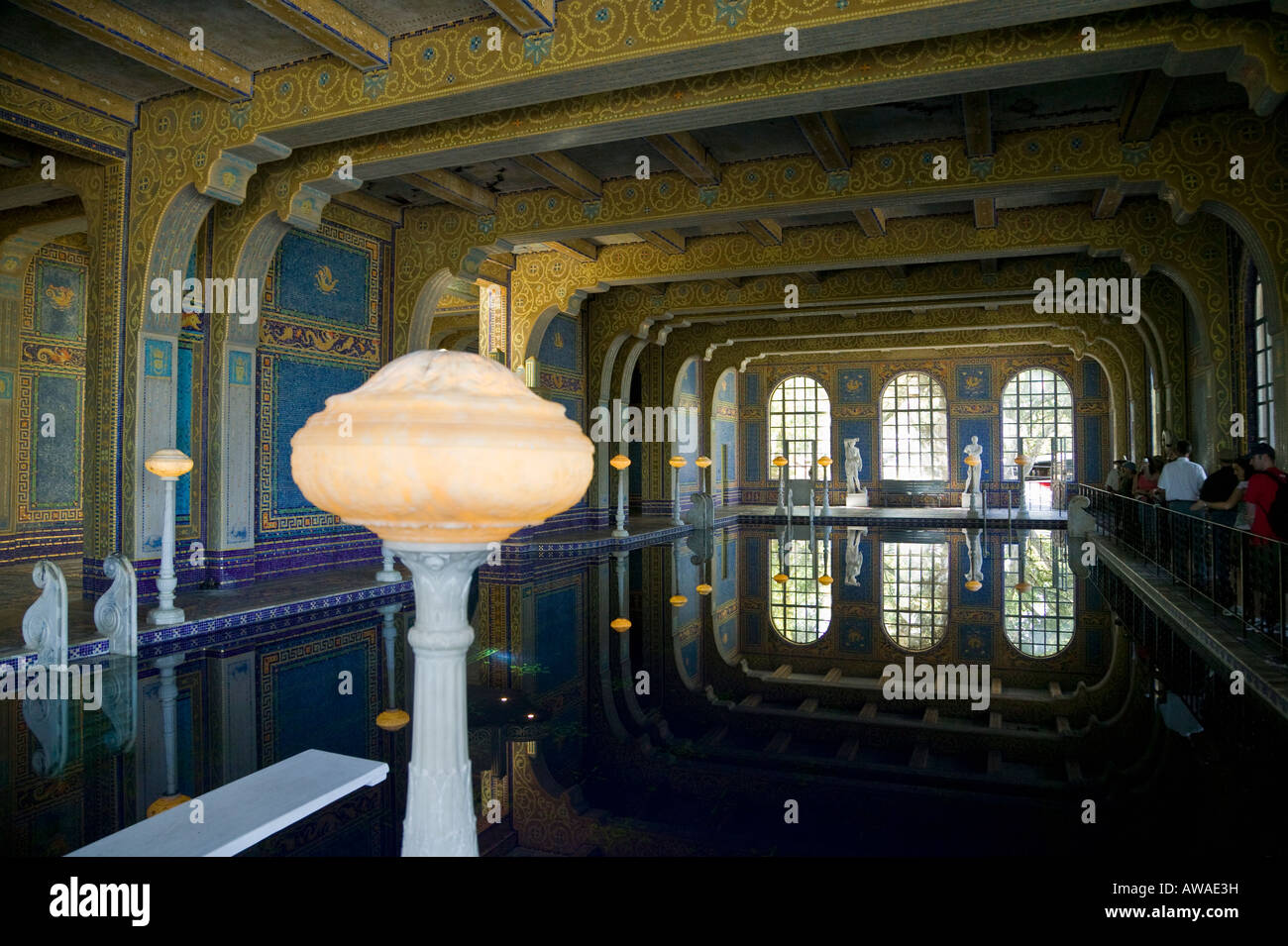 Indoor pool Hurst Castle, San Simeon, California, USA Stock Photo - Alamy