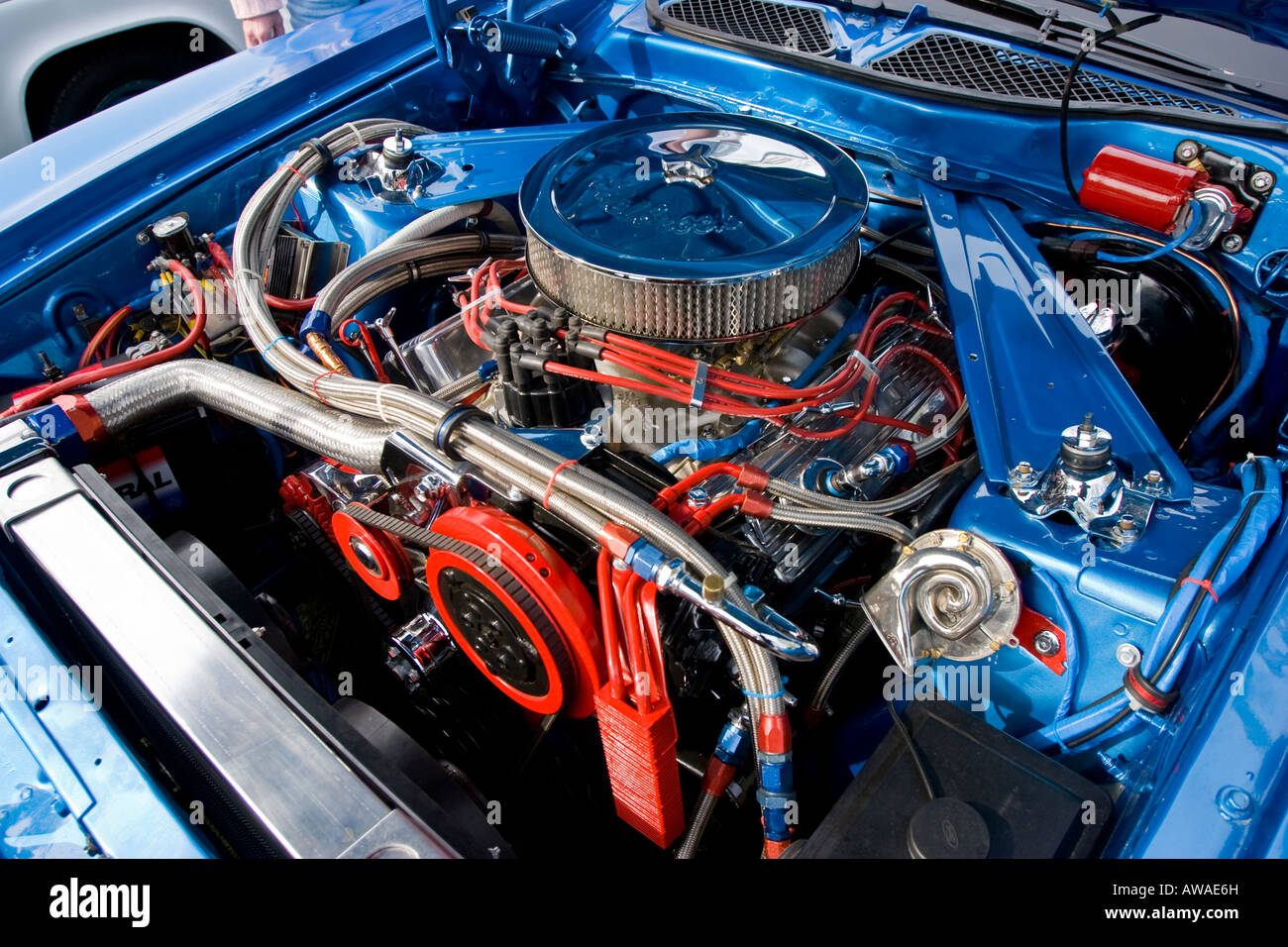 Edelbrock V8 Engine Stock Photo - Alamy