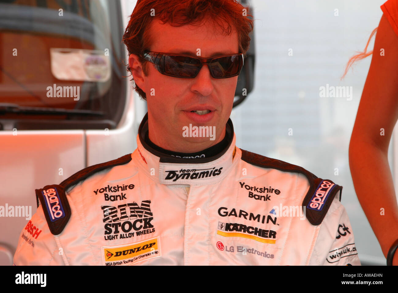 Matt Neal BTCC touring car driver Stock Photo - Alamy