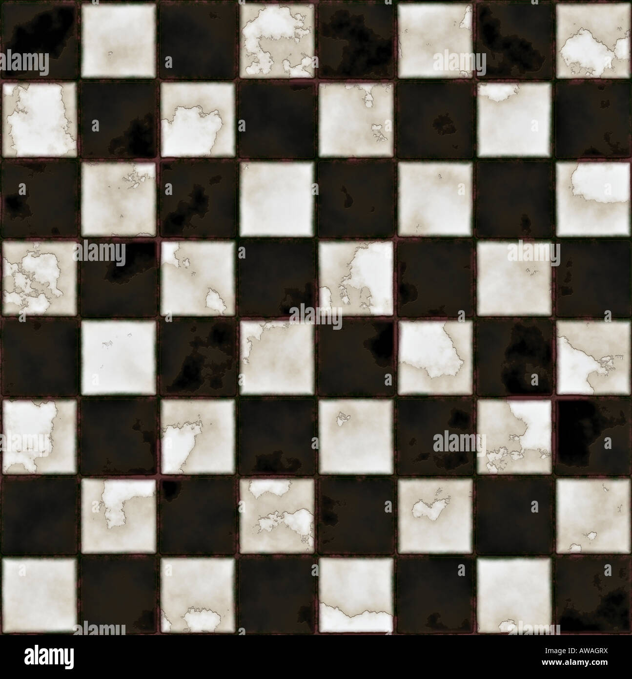 old rough and worn marble checkerboard floor Stock Photo - Alamy