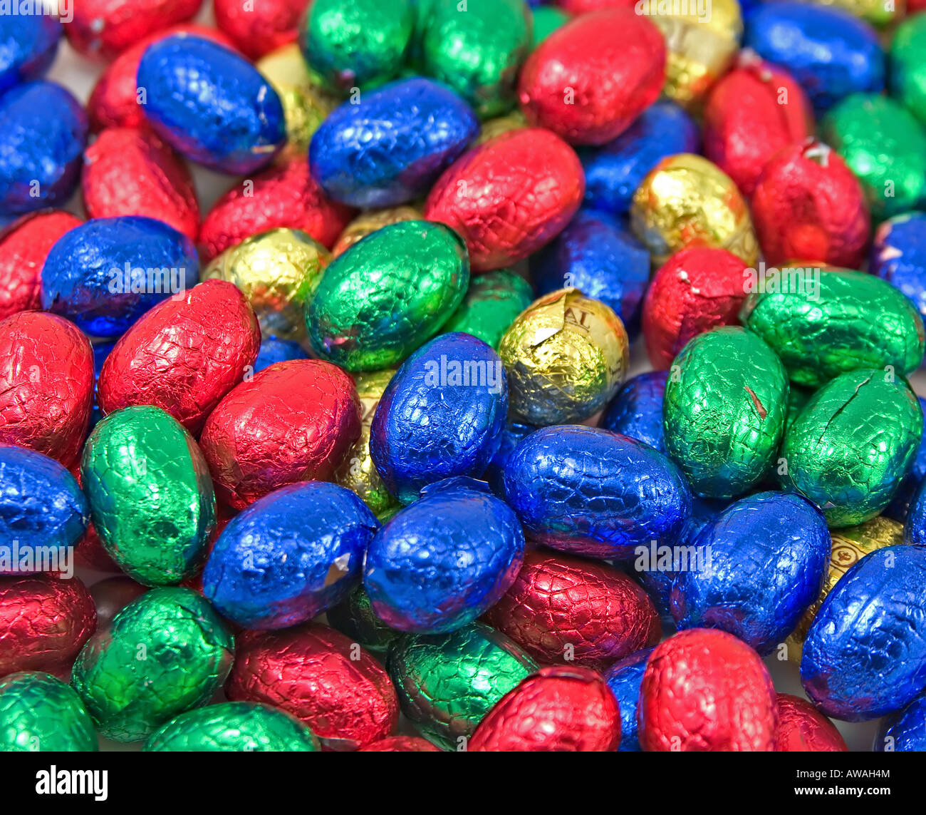 a large pile of colourful easter eggs Stock Photo - Alamy