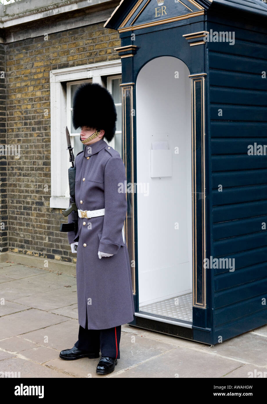 Soldier Guarding Outside St James Palace London UK Europe Stock Photo ...