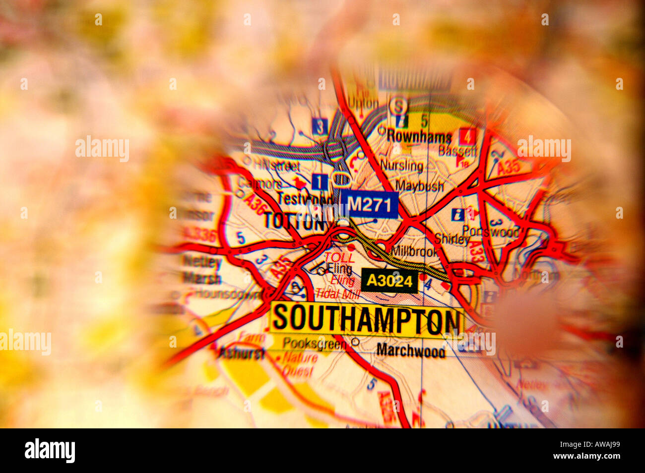 Southampton city plan hi-res stock photography and images - Alamy