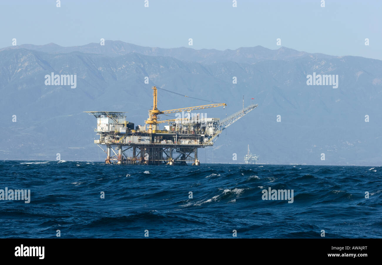 Santa barbara oil platform hi-res stock photography and images - Alamy