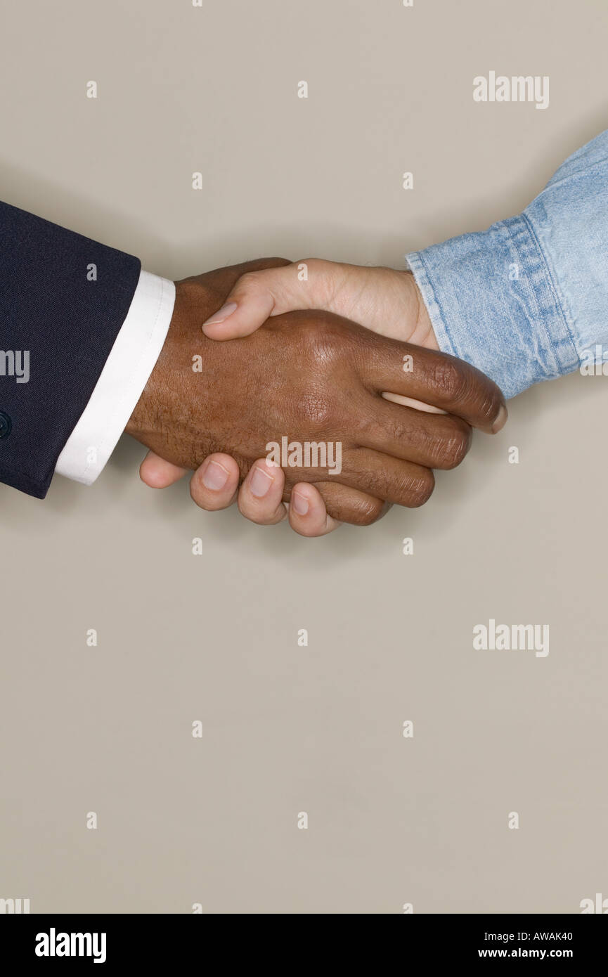 Two men shaking hands Stock Photo - Alamy