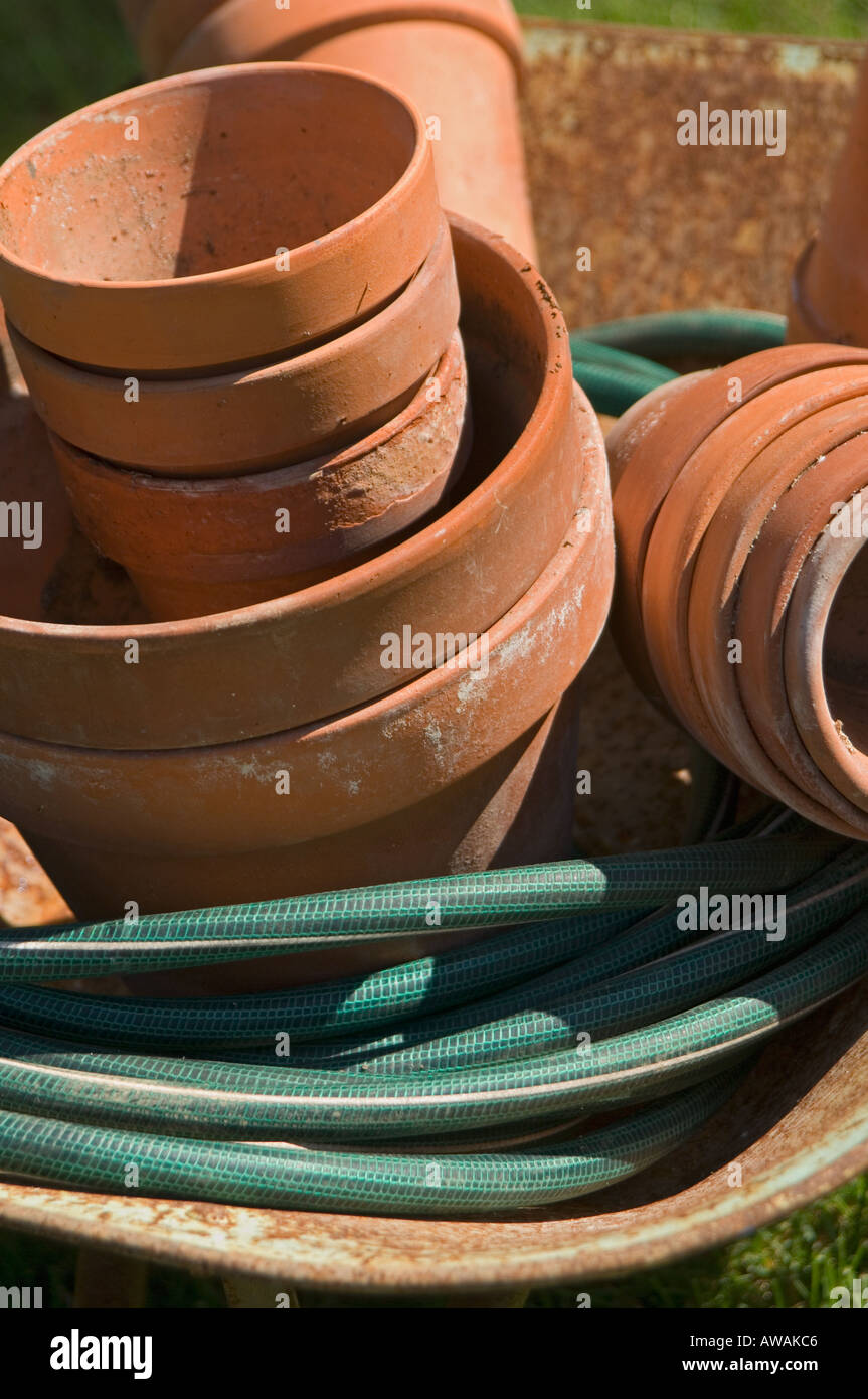 Still life of flowerpots Stock Photo - Alamy