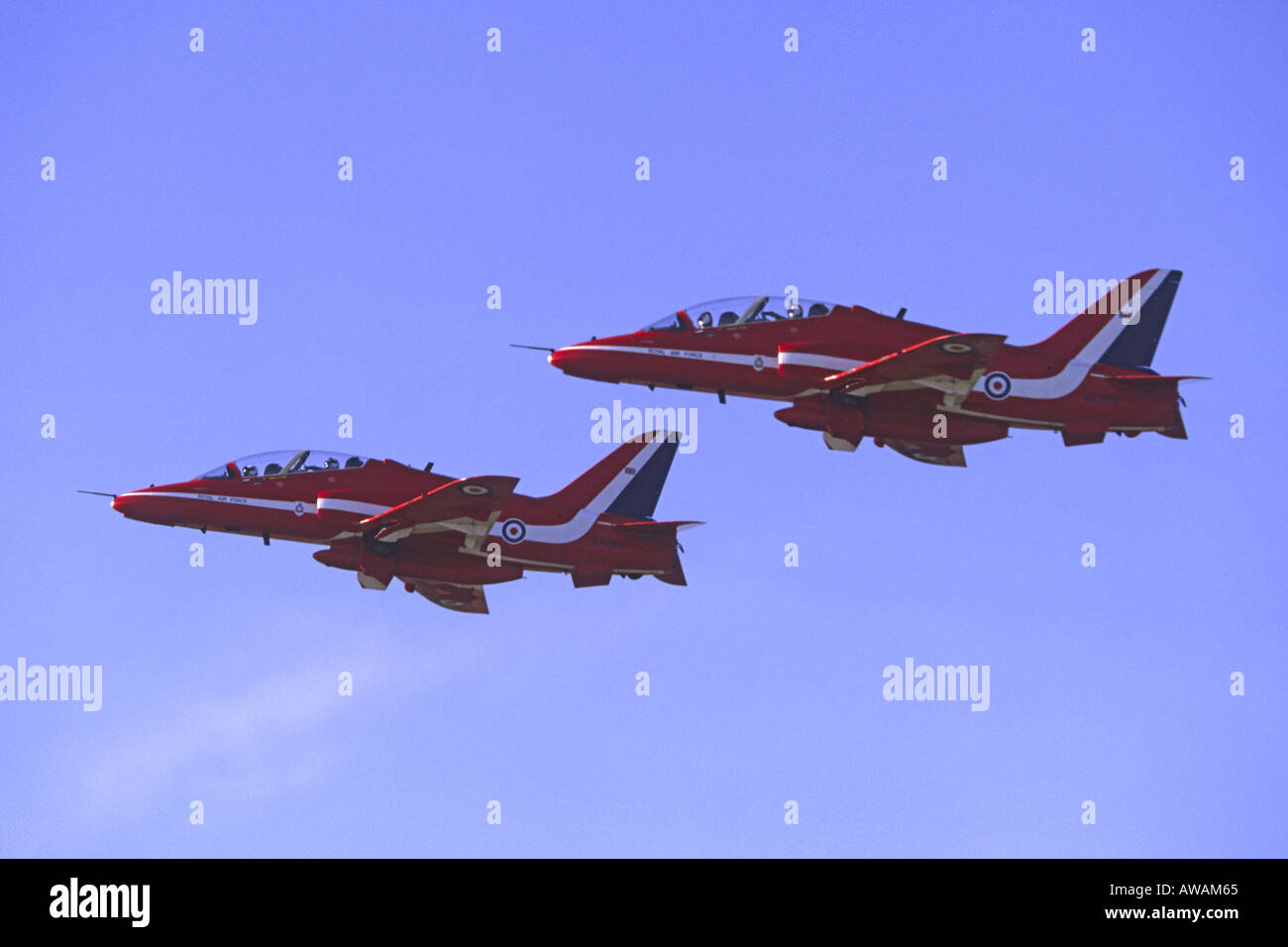 Red Arrows Hawk T1 Stock Photo - Alamy