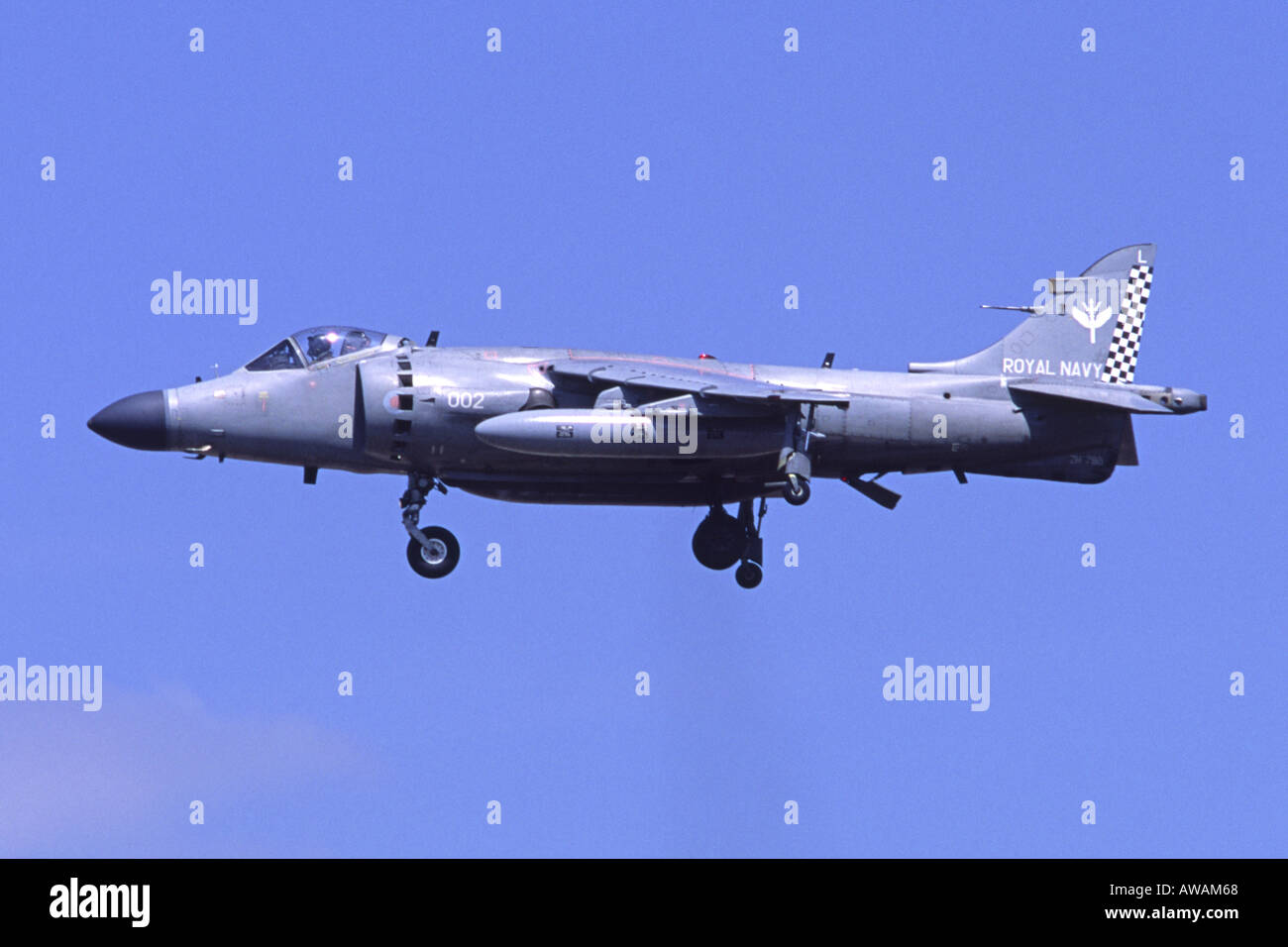 BAe Sea Harrier FA2 jump jet operated by the Royal Navy's Fleet Air Arm ...