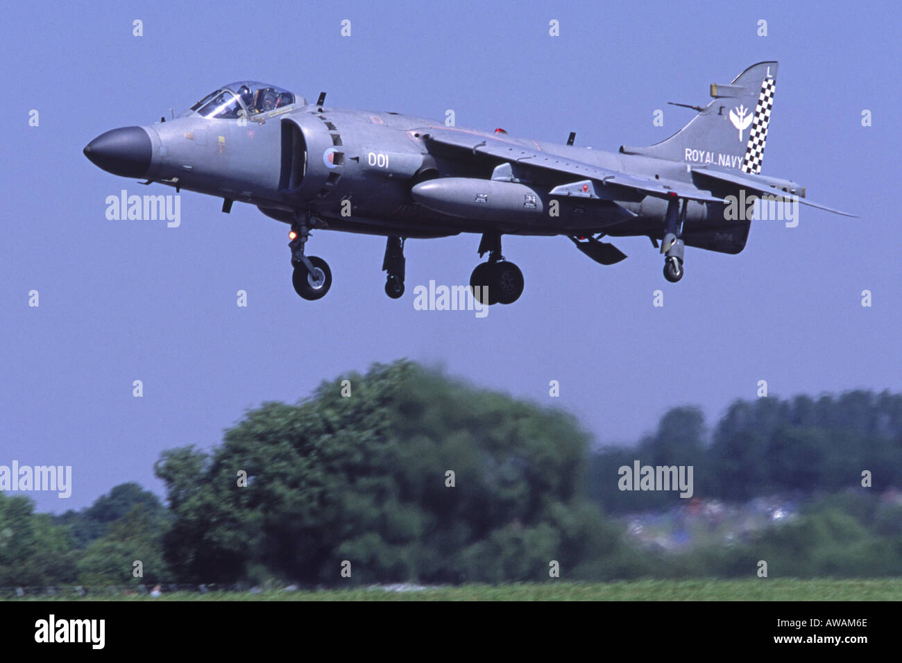 BAe Sea Harrier FA2 jump jet operated by the Royal Navy's Fleet Air Arm ...