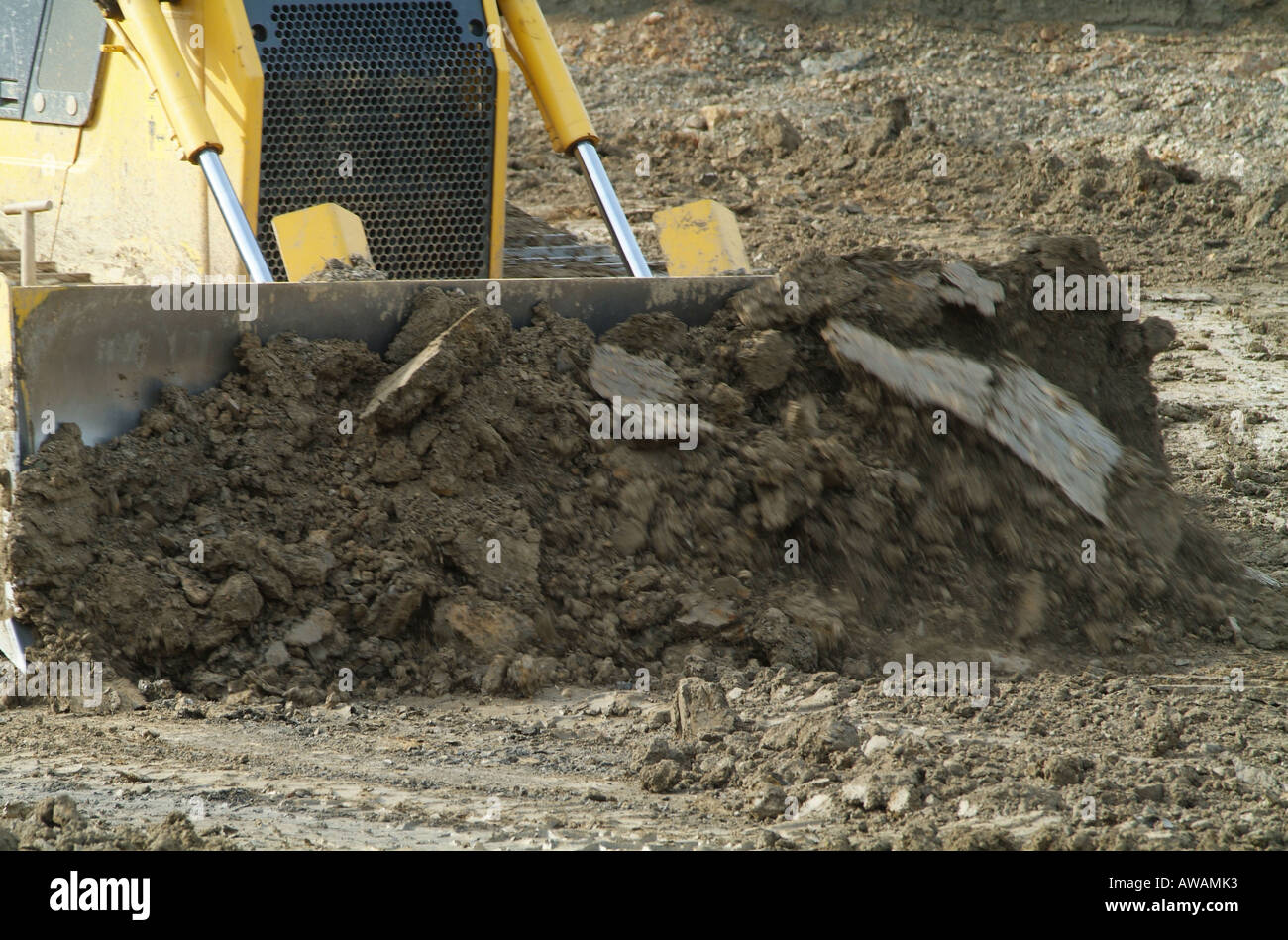 Bulldozer bulldozing hi-res stock photography and images - Alamy
