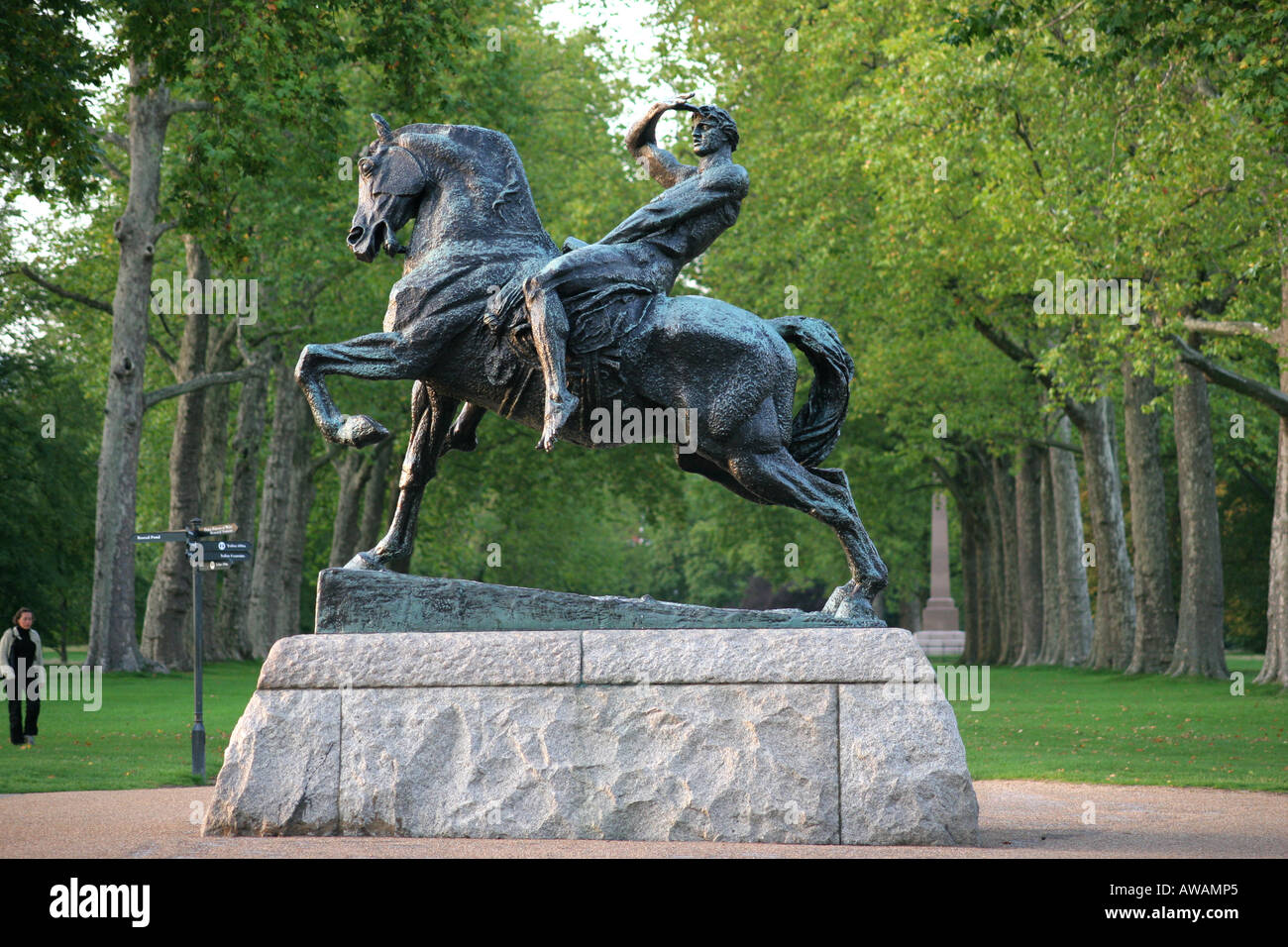 Statue of Physcial Energy by George Frederick Watts in Hyde Park London ...