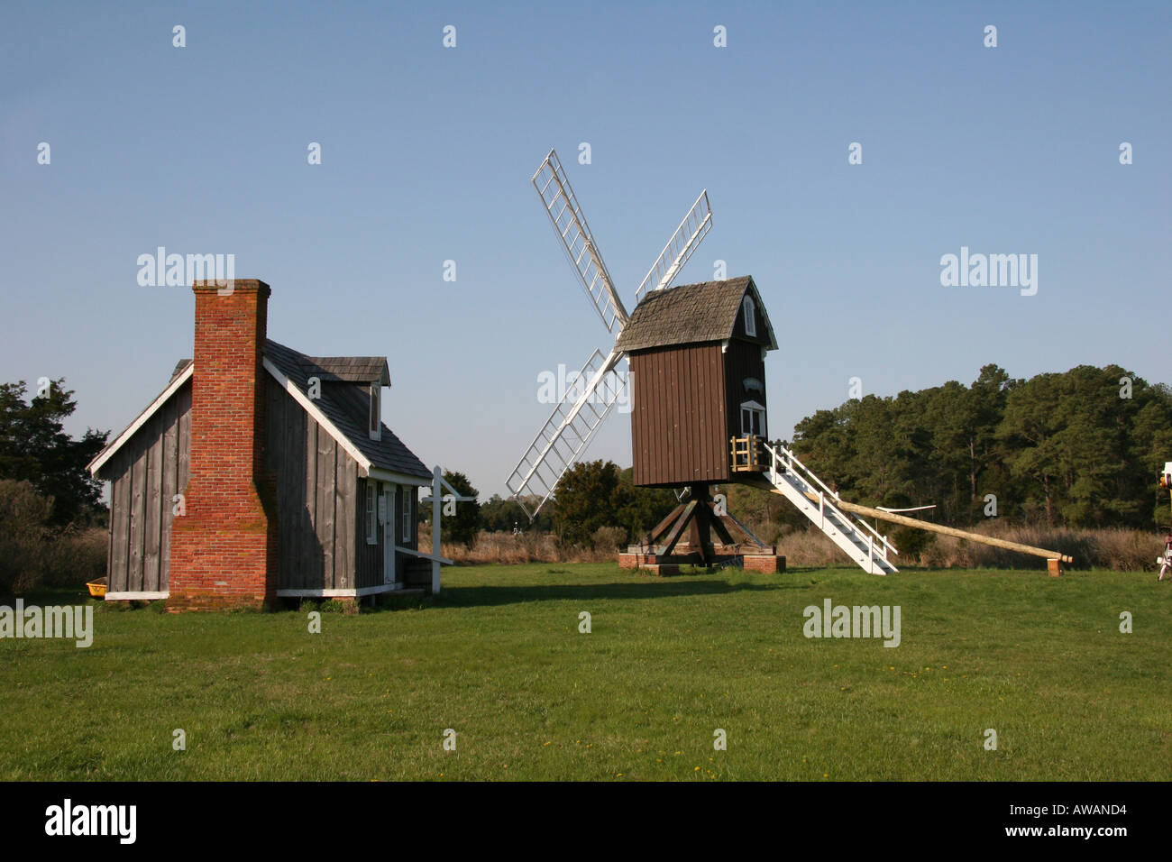 Spocott Windmill Viewed From the NE Stock Photo - Alamy